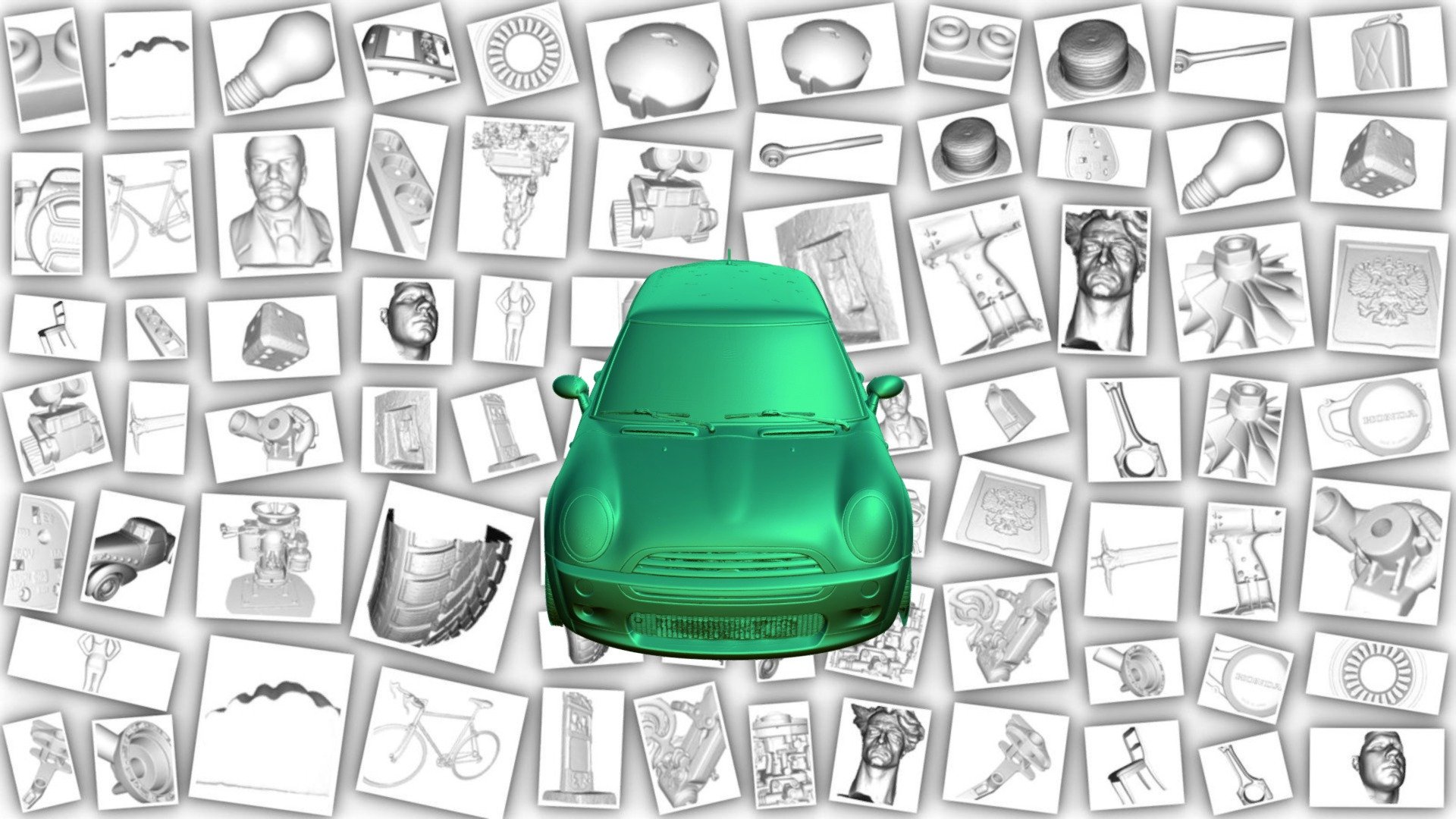 Mini Cooper R50 3d scan data - 3D model by CAD-LAB (@3dscaning ...