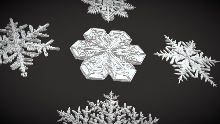 Snowflake 3D models - Sketchfab