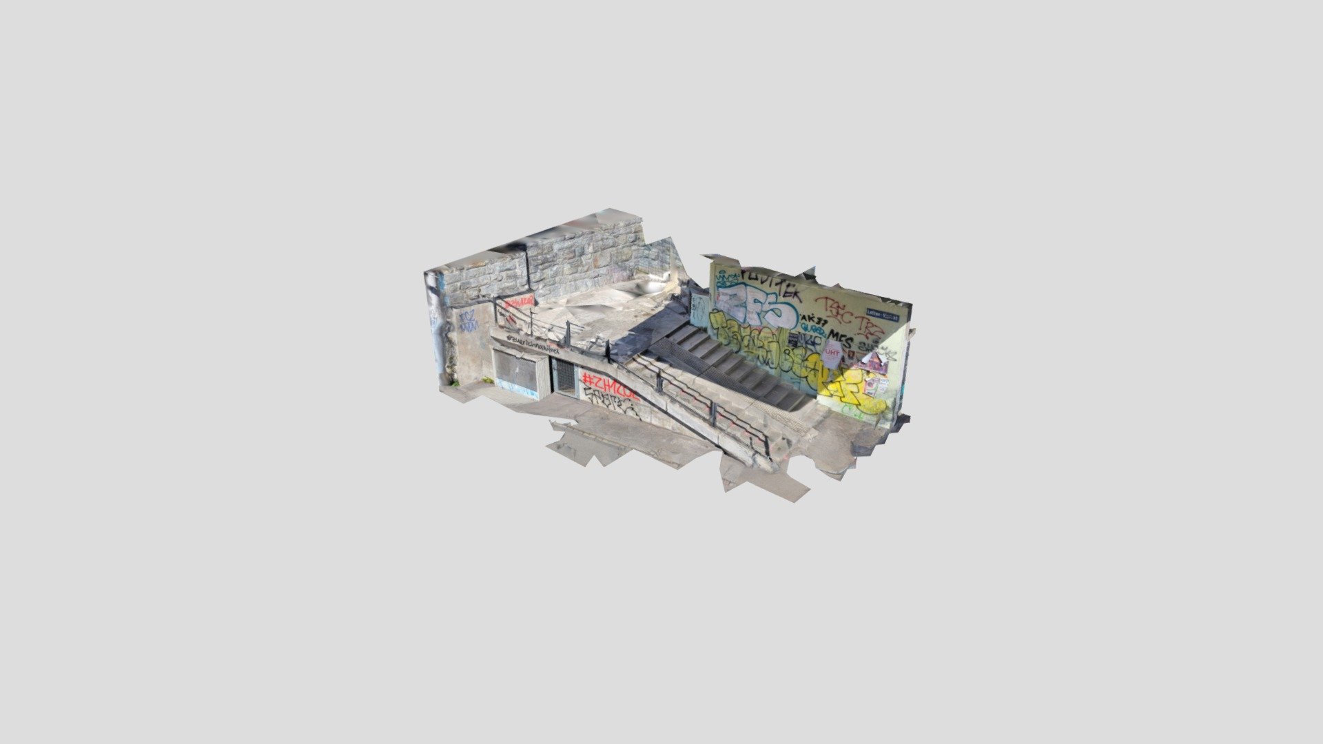 small_building_with_steps - Download Free 3D model by Hybrid Reality ...