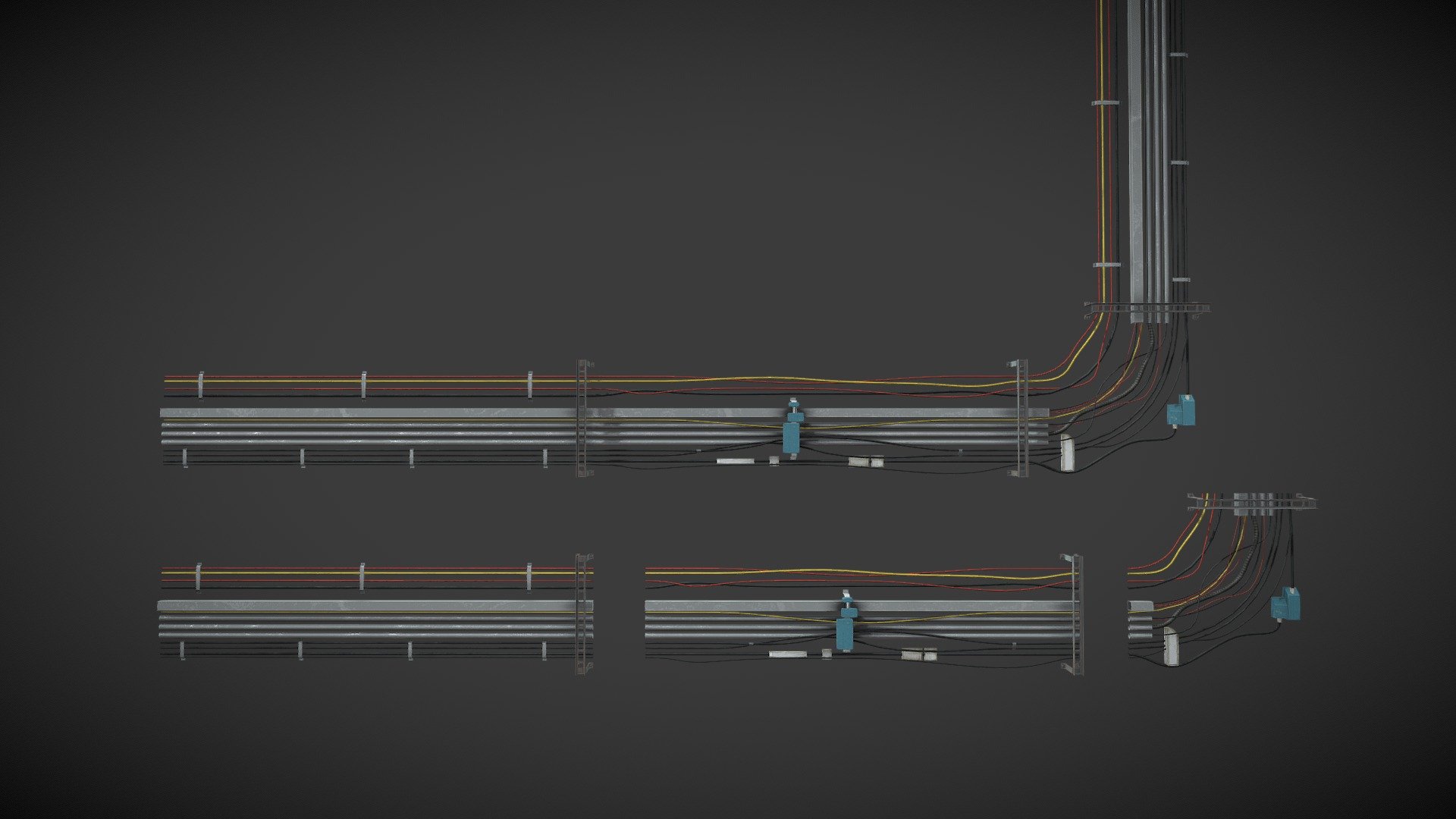 SCIFI Cables - Buy Royalty Free 3D model by carlcapu9 [fb1c13e ...