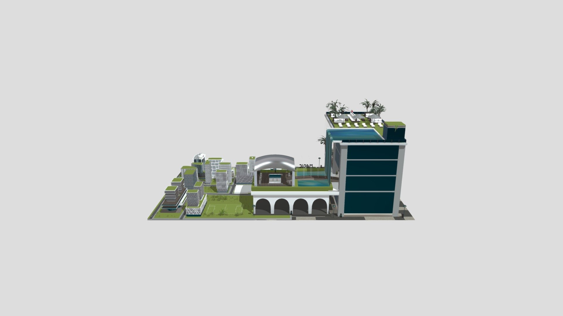 MAGIC CITY Draft 5 - 3D model by FGR3D.Art [fb1c533] - Sketchfab