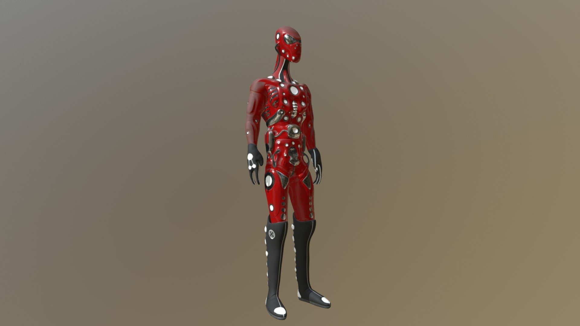 Alien - Red Trooper - Download Free 3D model by Comitre [fb1ccfc ...