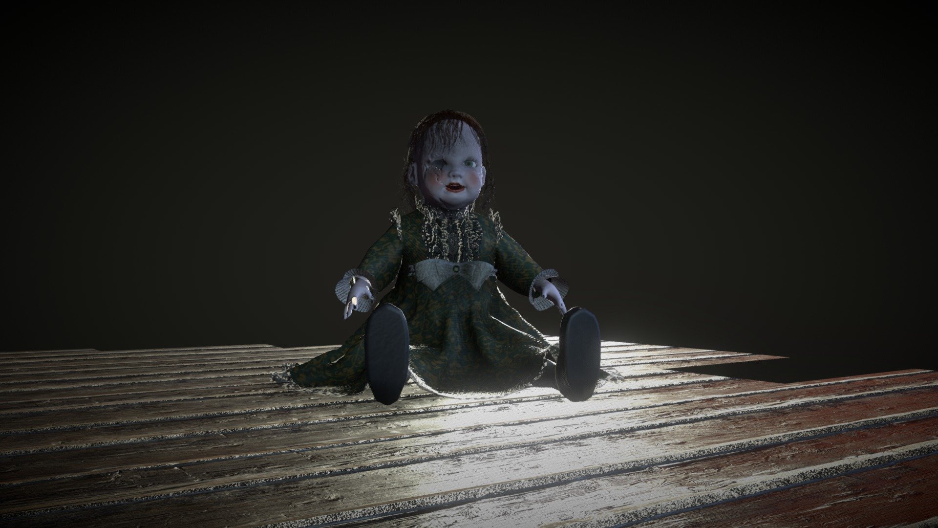 Cursed Doll - 3D model by TRNWLF [fb1e4cb] - Sketchfab