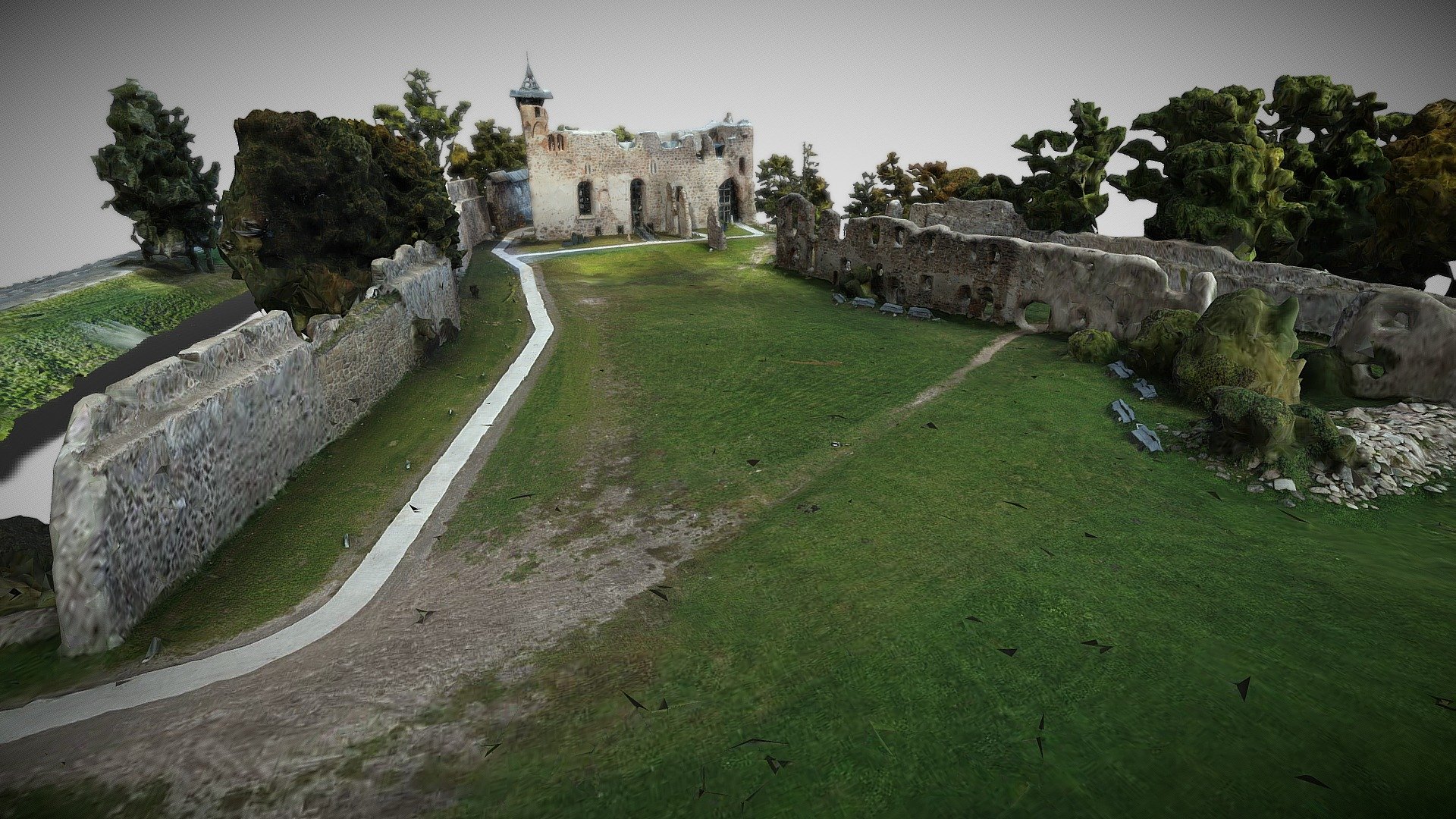 Dobele Castle - 3D model by cadbimgroup [fb1f861] - Sketchfab