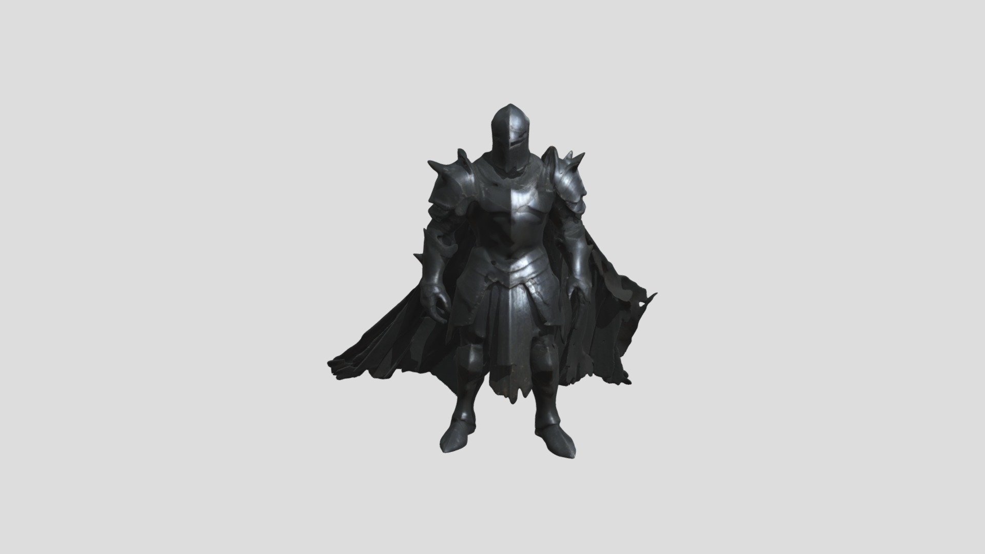 A Menacing Black Knight - Download Free 3D model by KingCranaus ...
