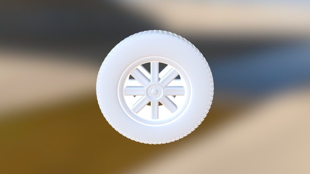 Modeling A Wheel Exercise - 3D model by delilah (@d3lilah) [fb22857 ...