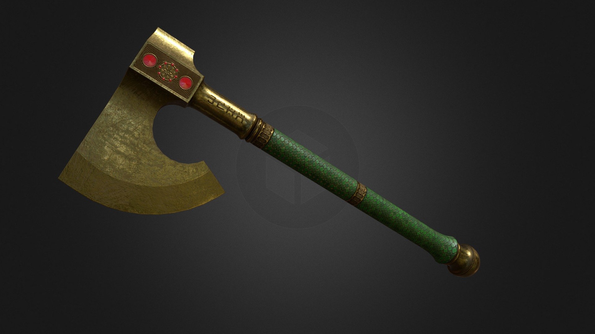 Ceremonial Axe - 3D model by tonken [fb23dfc] - Sketchfab