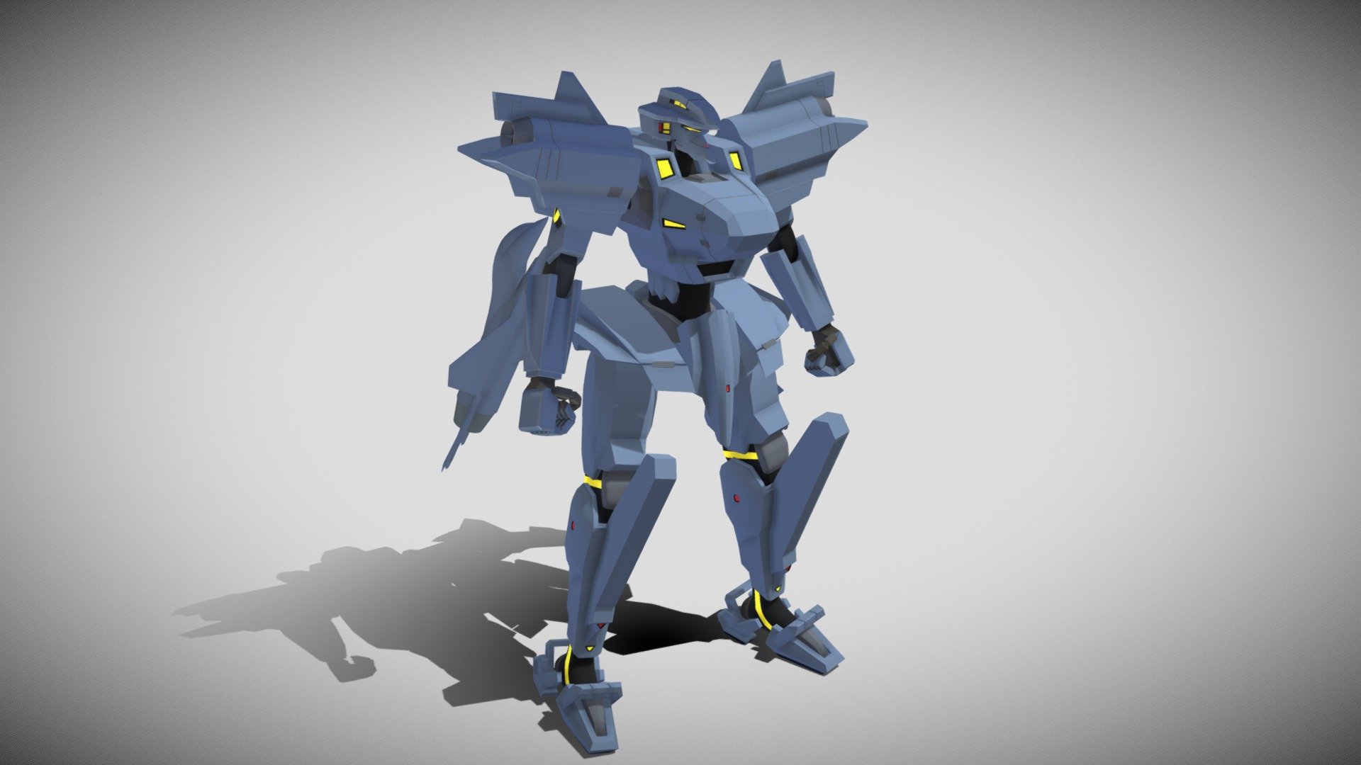 [Muv-Luv] F16-TSF WIP - 3D model by EXcalibur117 [fb25fba] - Sketchfab