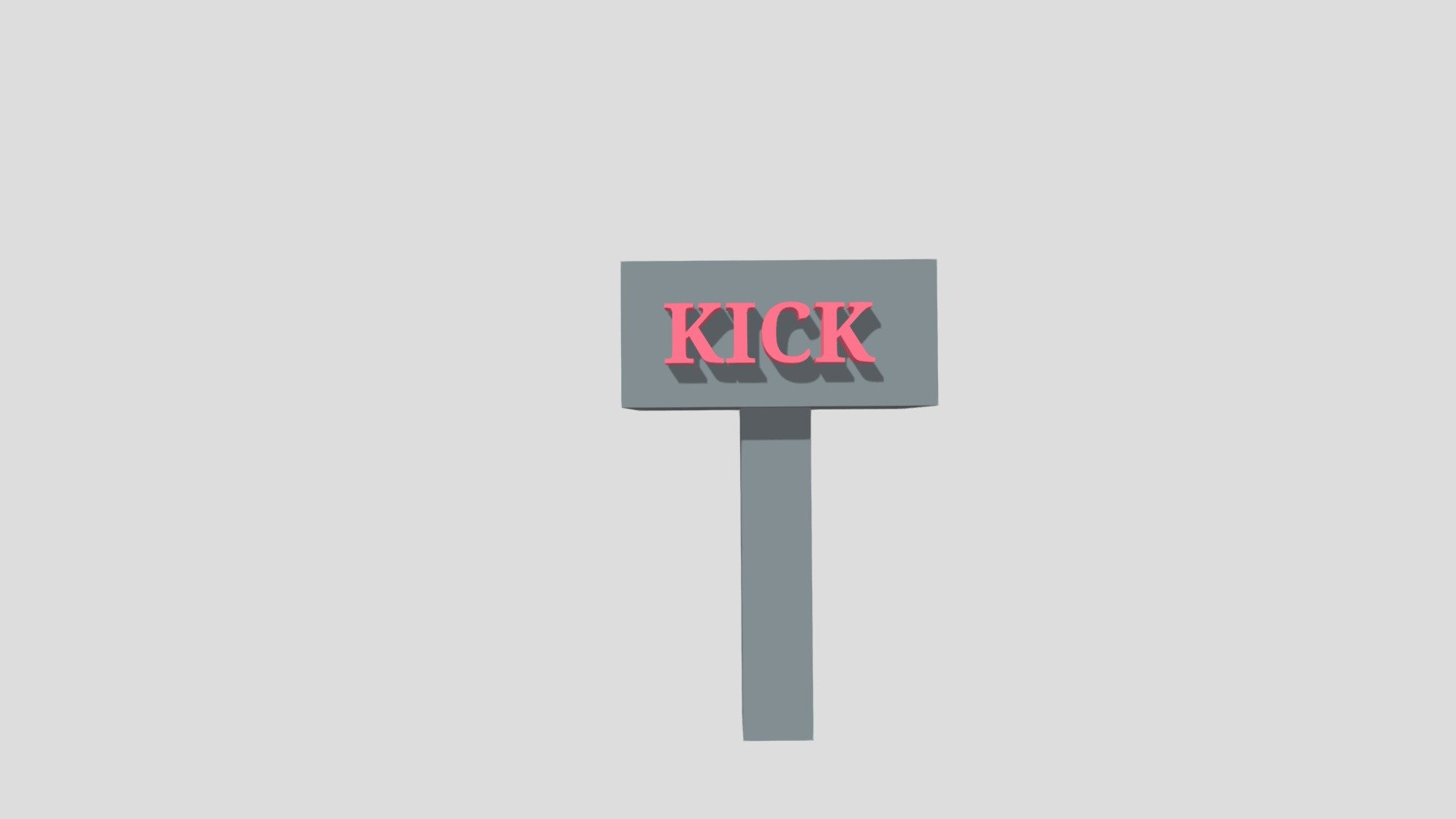Kick Hammer For Your Gtag fangame - Download Free 3D model by ...