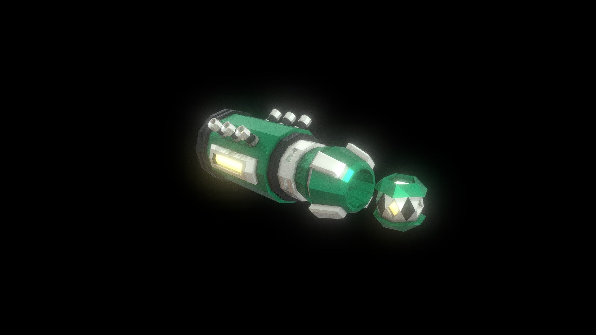 Relic Cannon, Low Poly - 3D model by Frostt (@mohit.verma) [fb287f6 ...