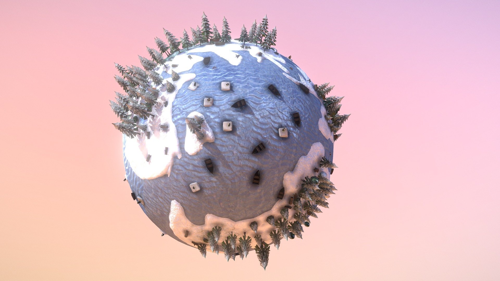 Snow Planet - 3D model by kewag.swiss [fb29977] - Sketchfab