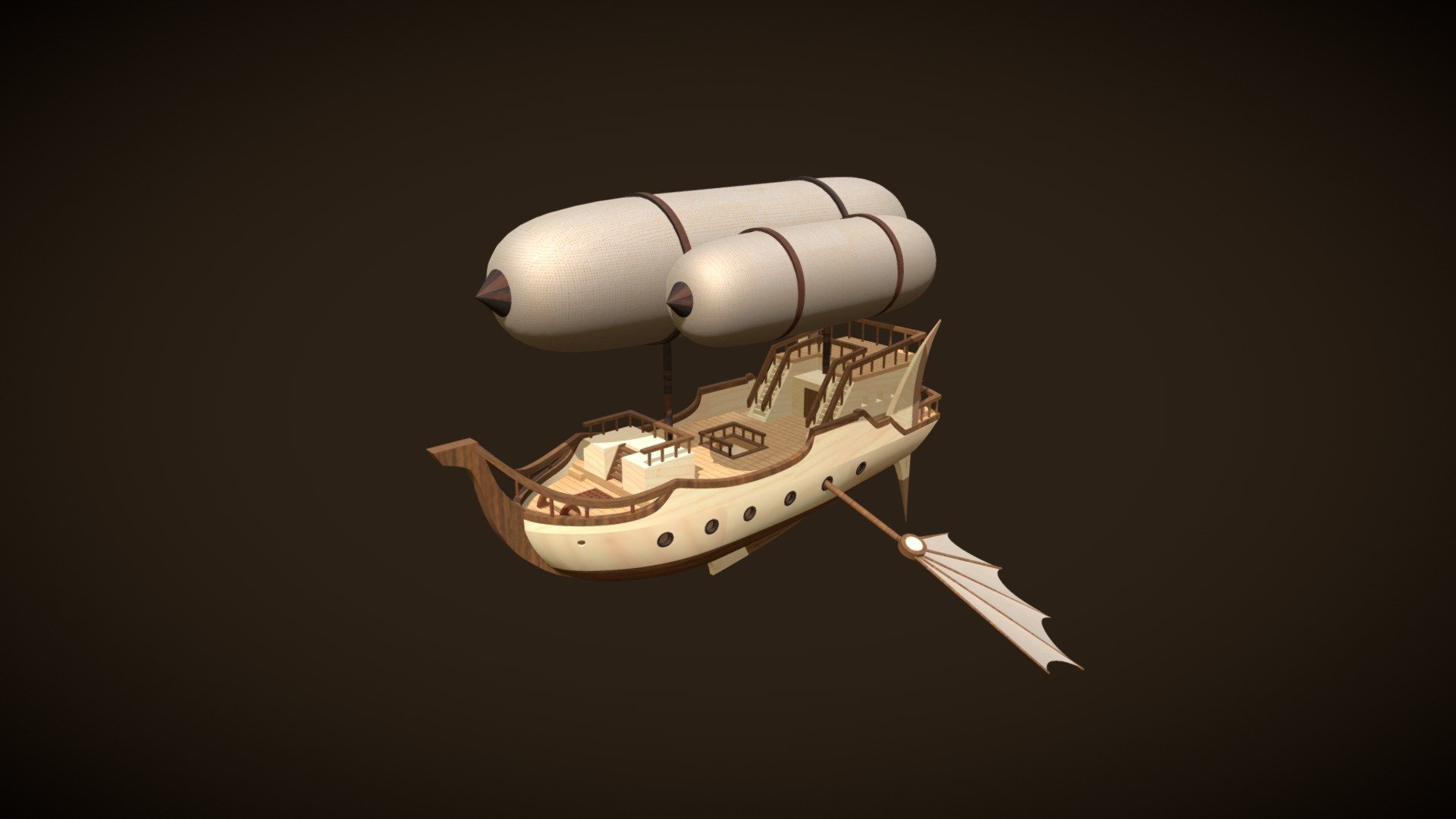 fish ship - 3D model by Vivi Chen (@qaz840530) [fb2ccff] - Sketchfab
