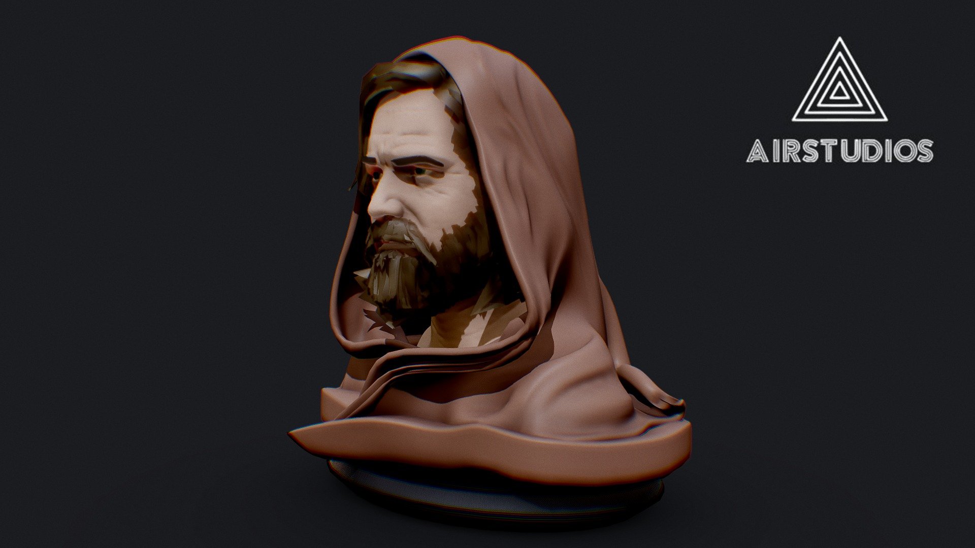 kenobi Stylized Bust - Buy Royalty Free 3D model by AirStudios ...