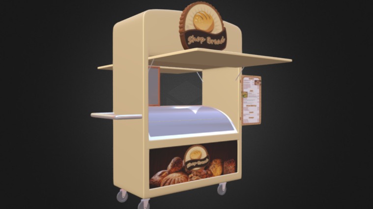 Gerobak01 - 3D model by wongseok [fb31635] - Sketchfab