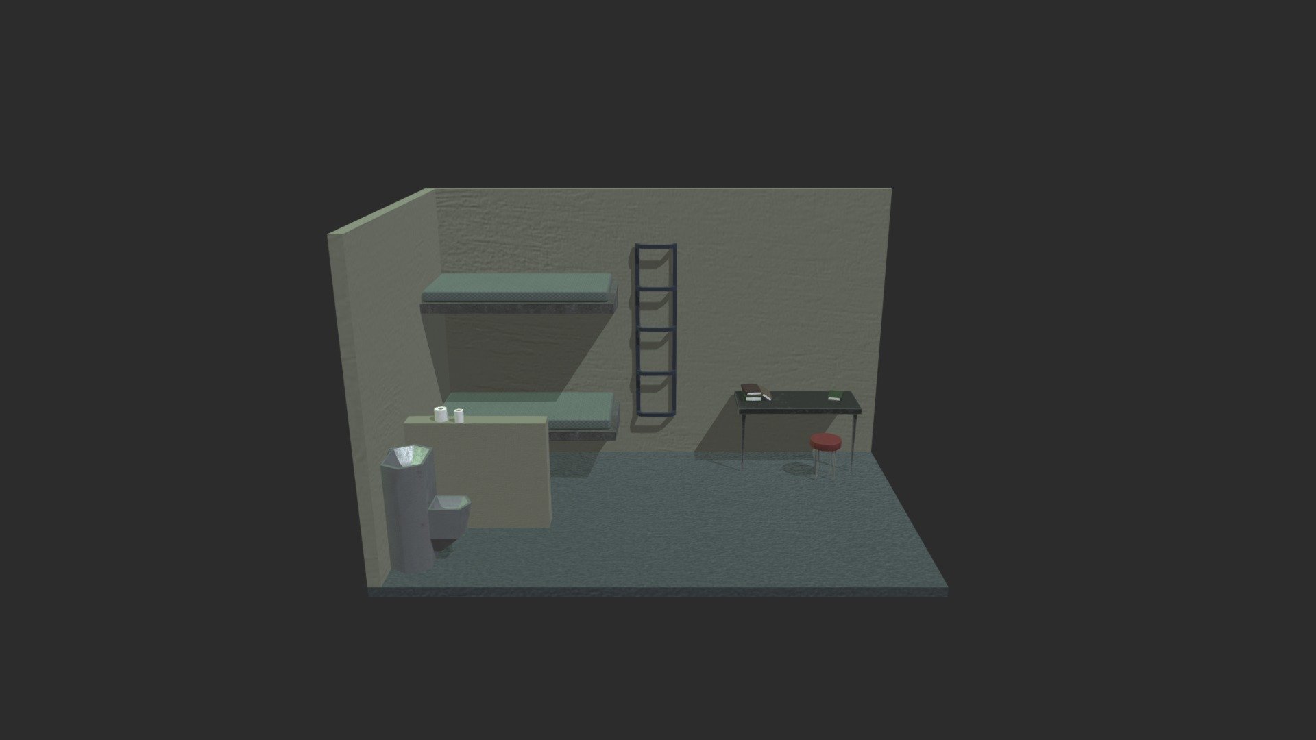 PrisonRoom - 3D model by c0rd41i4 (@asdjkl) [fb3171c] - Sketchfab