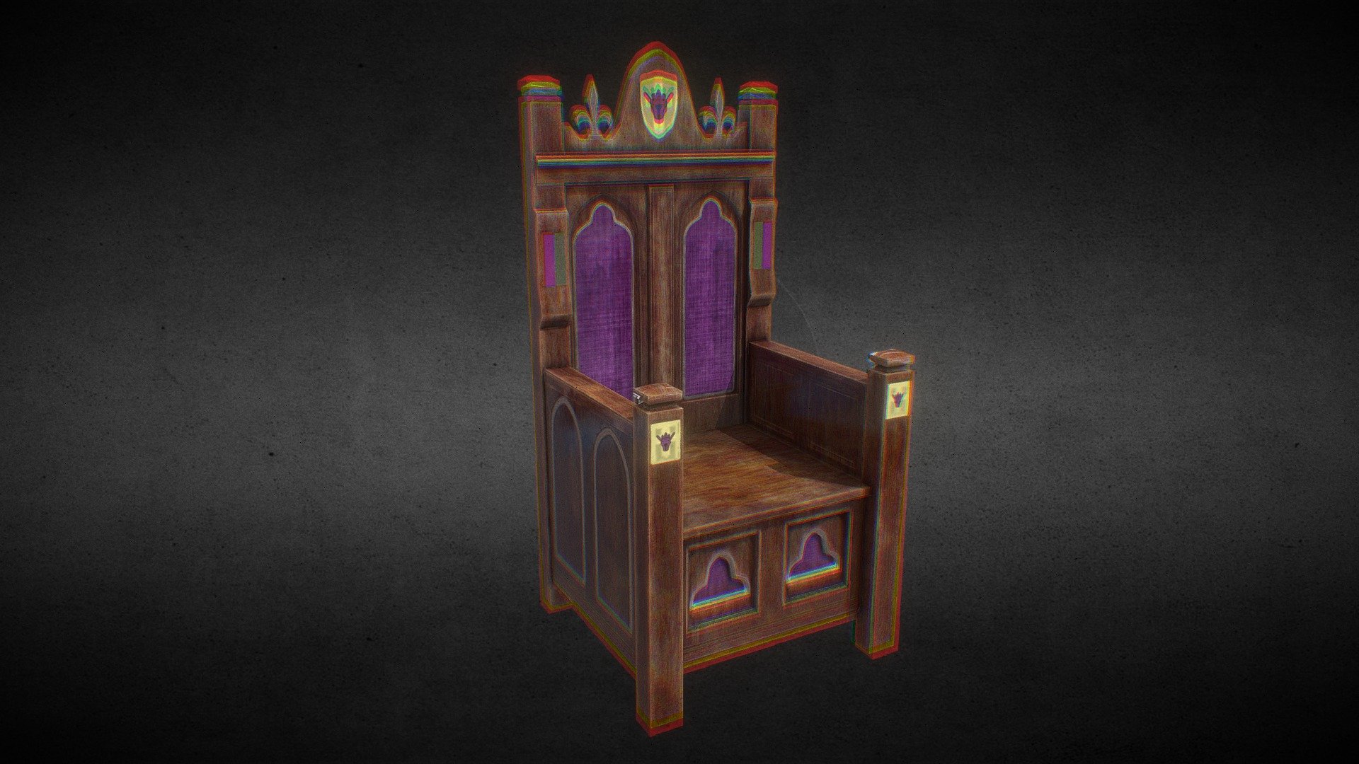 Queen Bouncelia's Throne - Download Free 3D model by nnneagu [fb32e75 ...