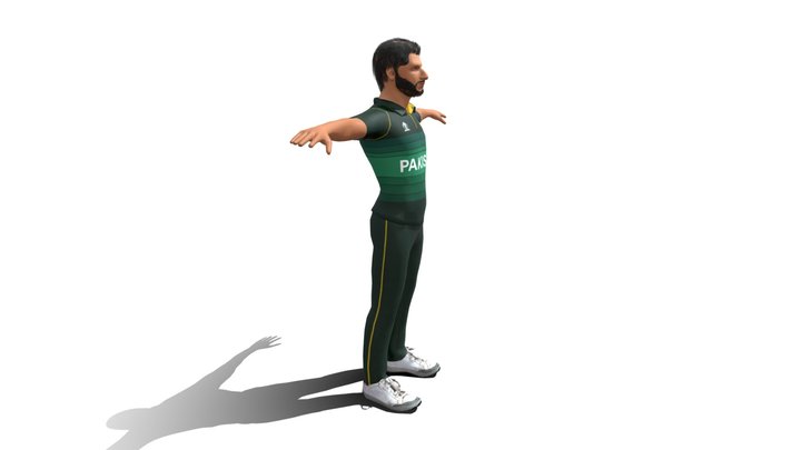 Cricketer 3D models - Sketchfab