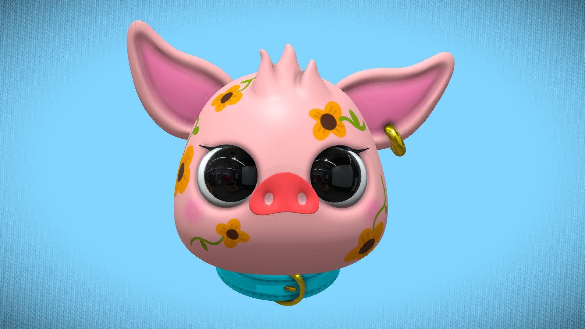 Cute Pig - 3D model by Sebastian Zayas (@sebaszayas) [fb35aff] - Sketchfab