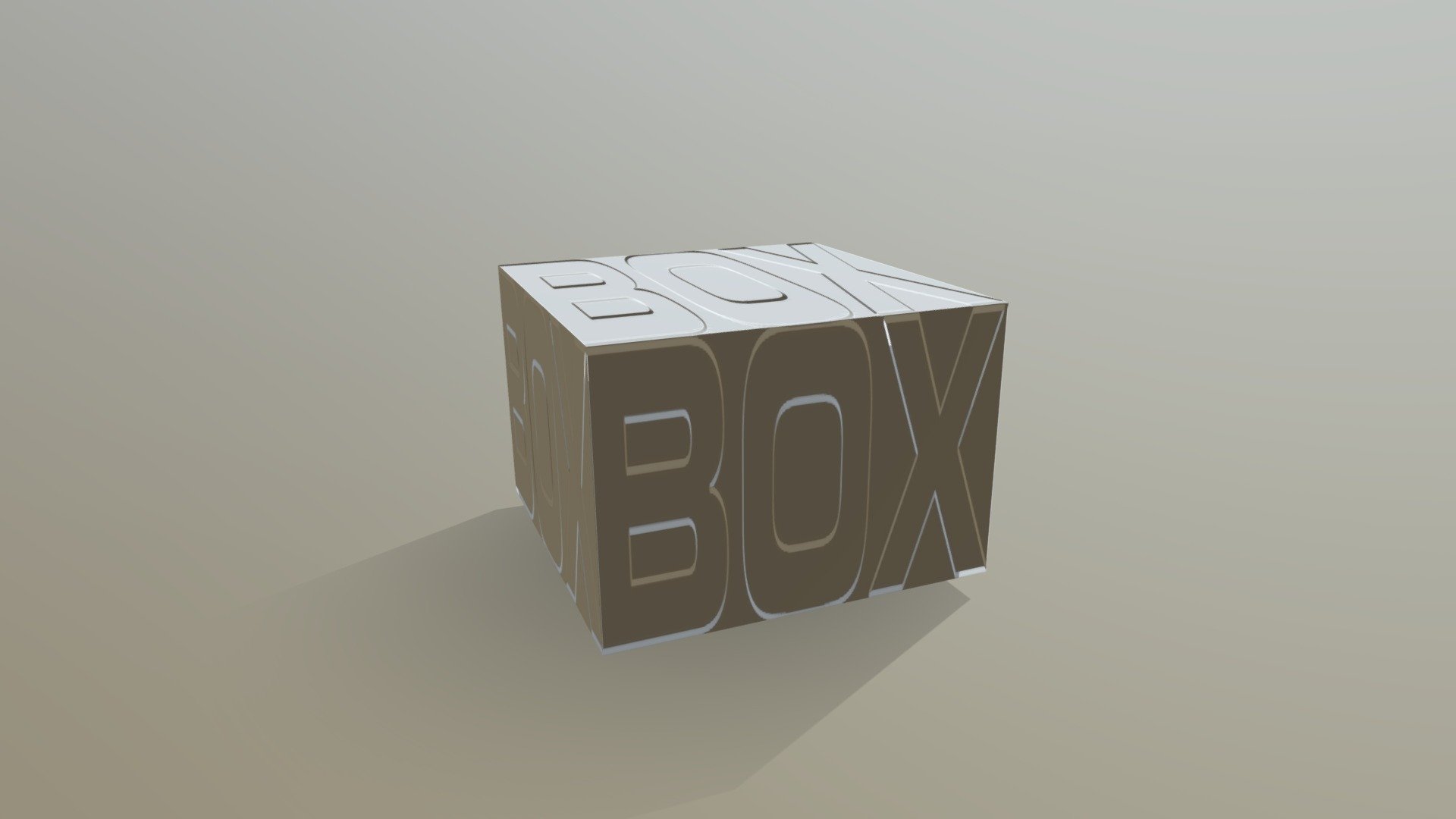 BOX - 3D model by vedeckyte [fb36c9c] - Sketchfab