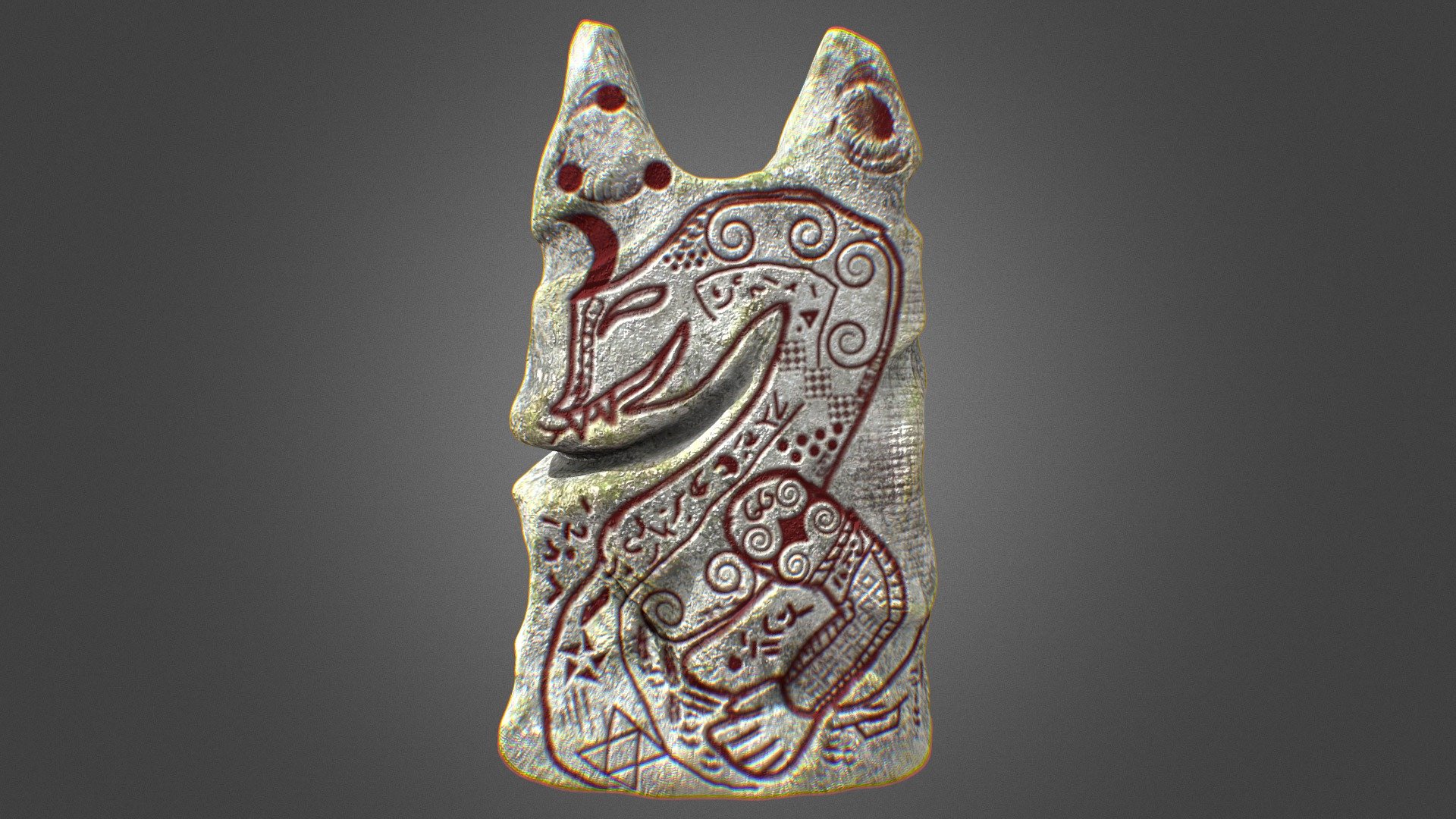 Snake Runestone - Download Free 3D model by vsevilleno [fb372ef ...
