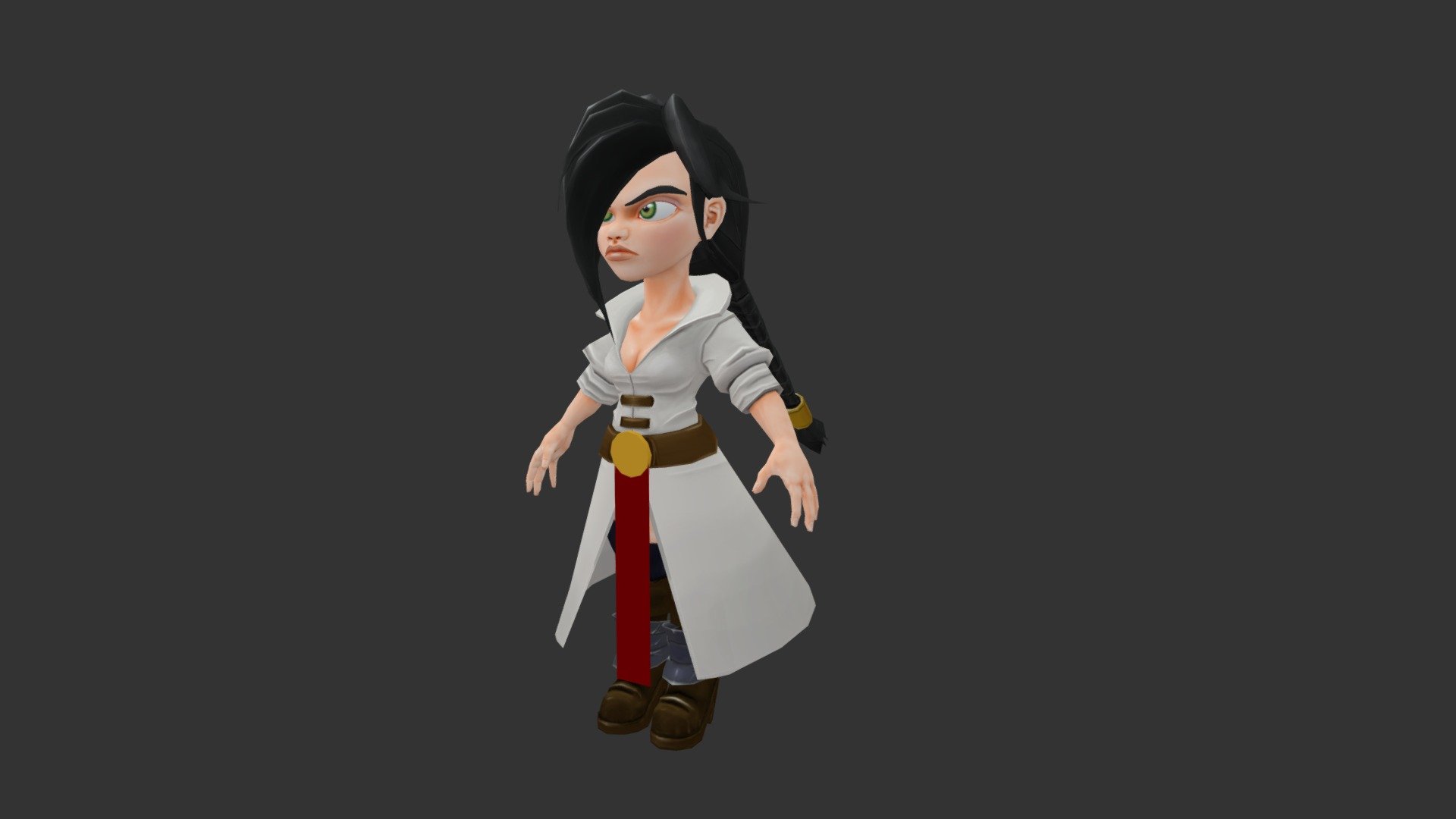 Fantasy Gunner Character - 3D model by justsomeotherguy [fb38279 ...