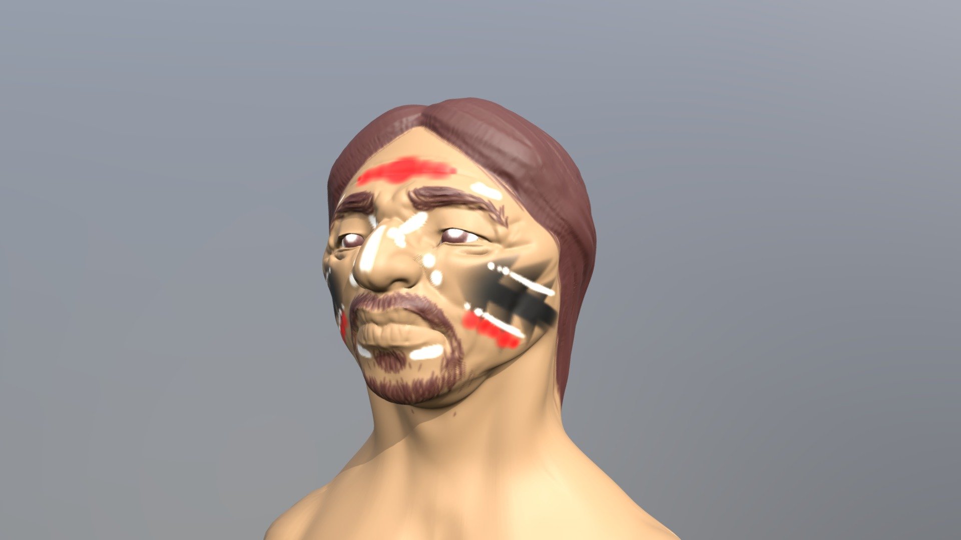 Taino Man Bust 6-2-2022 - Download Free 3D model by misterjonlwebb ...