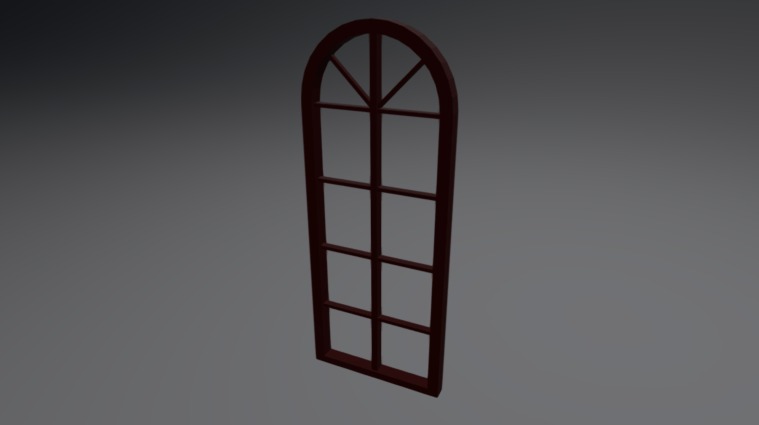 Arc window - 3D model by Filip Avramovic (@filip_avramovic) [fb3a79b ...