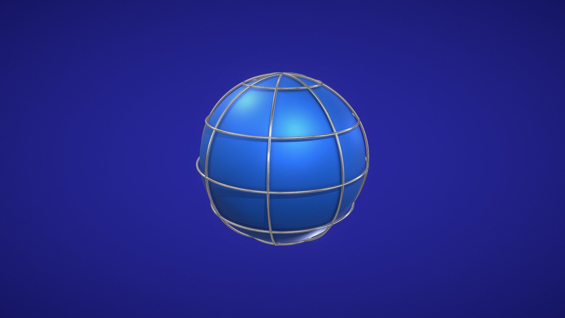 Grid System Earth (Meridian Earth) \ 3D model of - Buy Royalty Free 3D ...