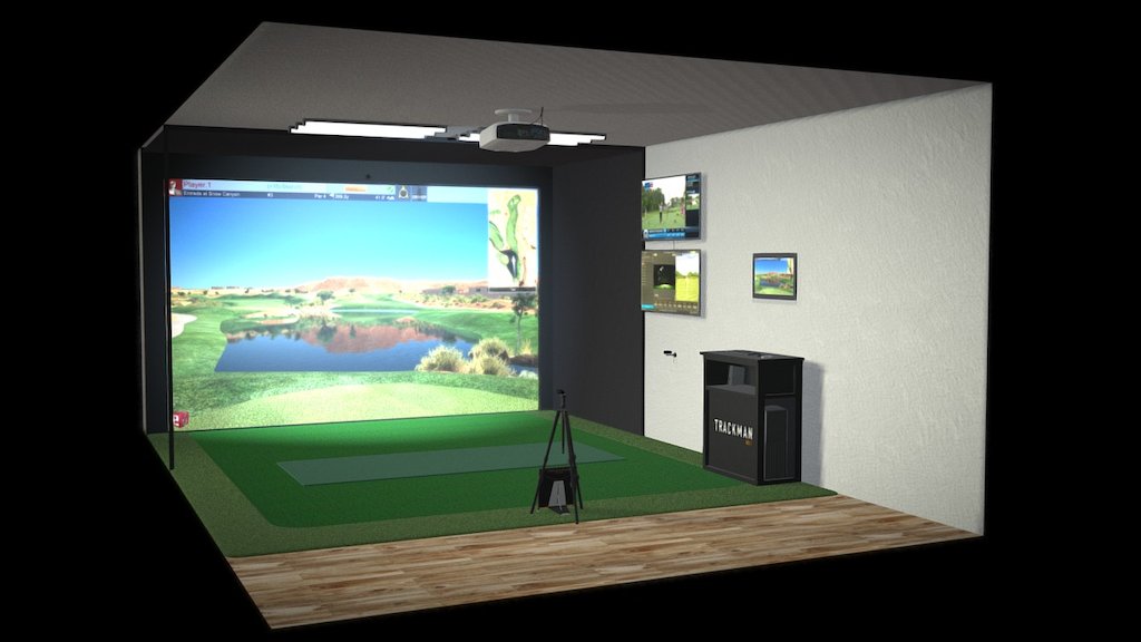TrackMan Golf Simulator - 3D model by TrackMan [fb3aca9] - Sketchfab