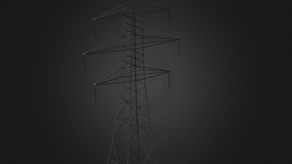 Transmission Tower - 3D model by attben [fb3f104] - Sketchfab