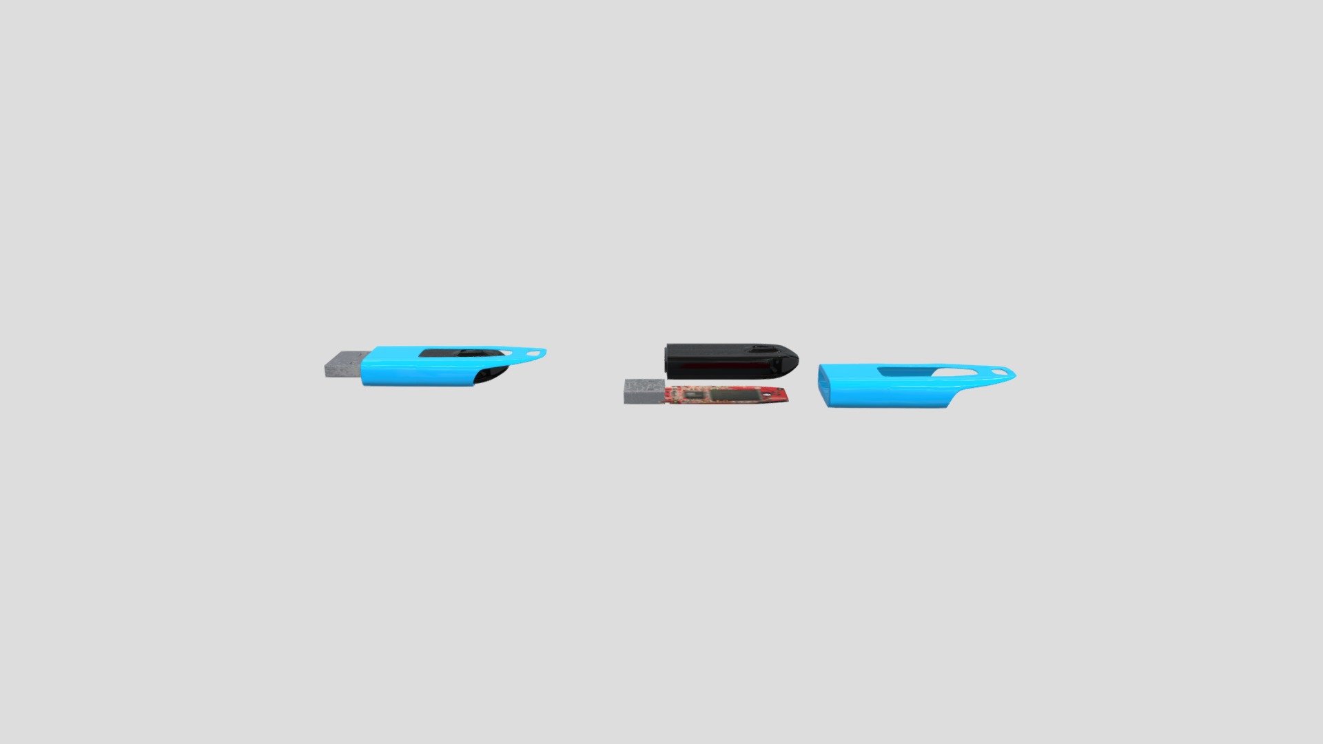 Pendrive - 3D model by arunbk1 [fb40c88] - Sketchfab