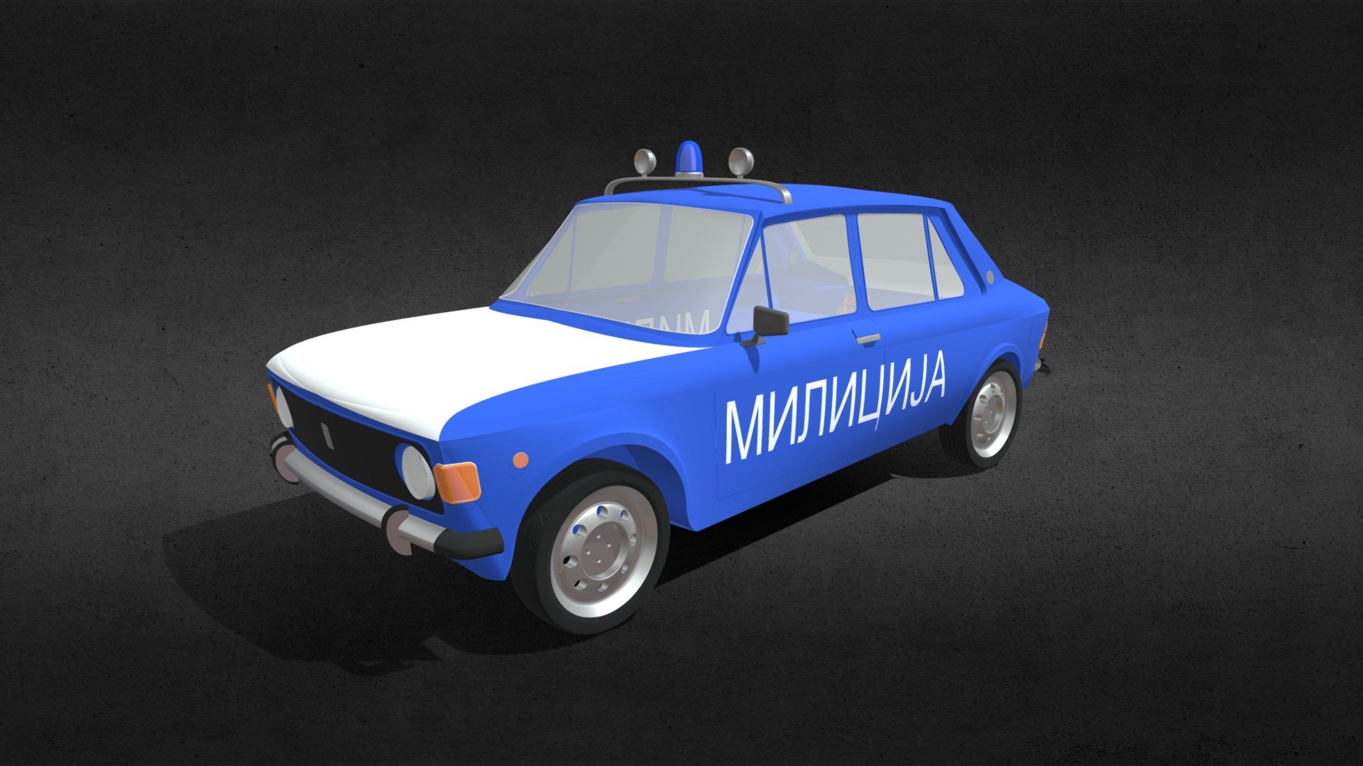 Zastava 101 Police - Download Free 3D model by 3DDomino [fb40f37 ...