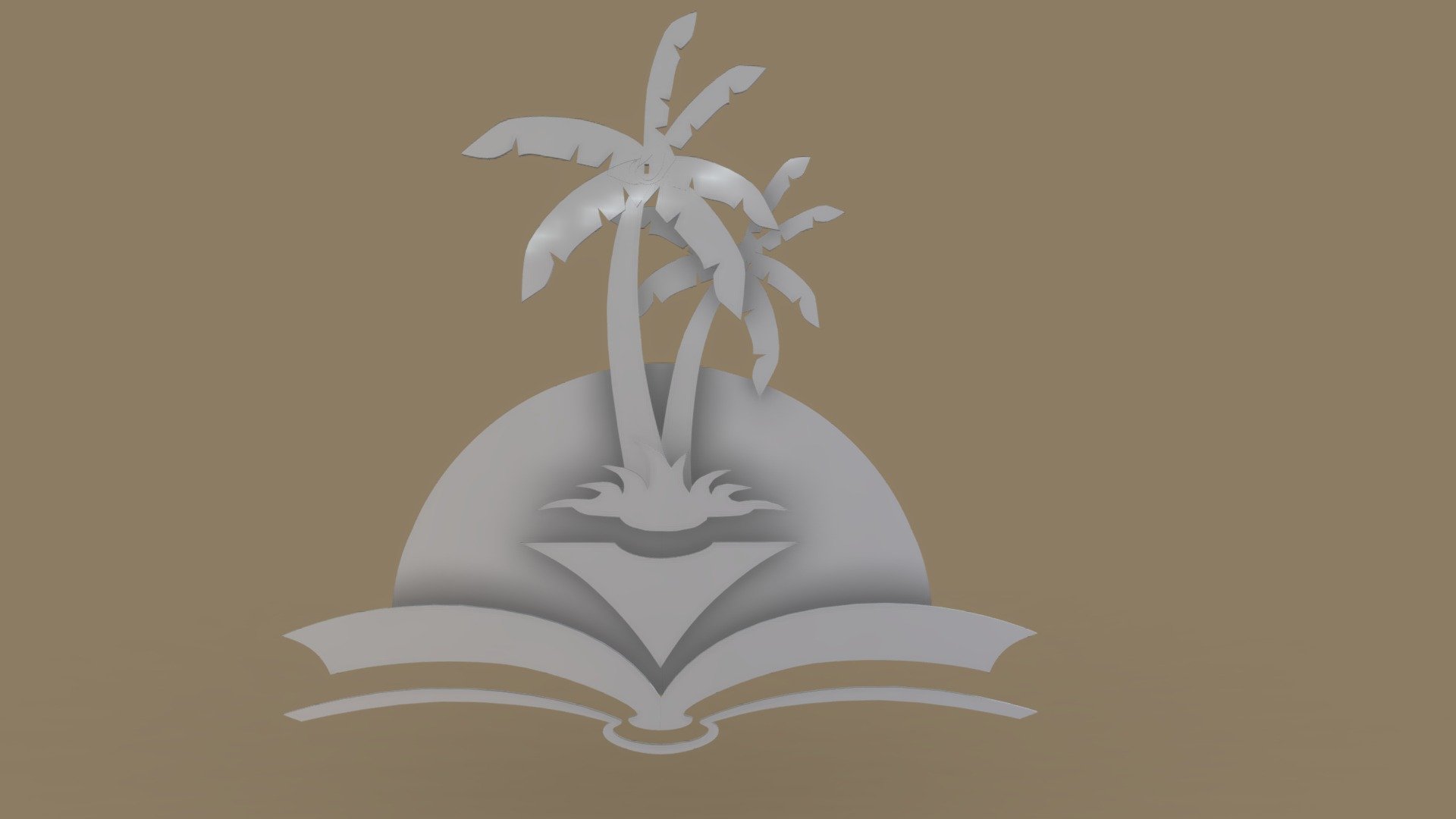 Front Desk Logo - Flat Trees - 3D model by Precision Fabricated ...