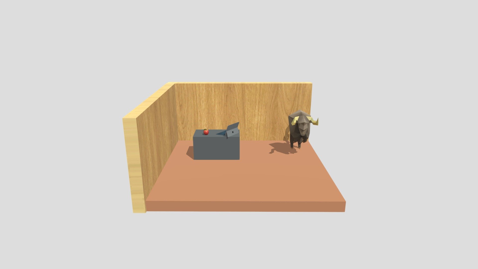 banteng dan apel - 3D model by Fauzan_07 [fb424d3] - Sketchfab