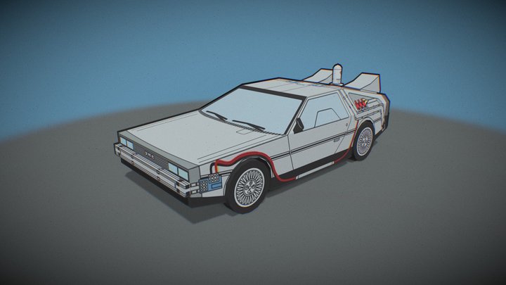 Delorean 3D models - Sketchfab