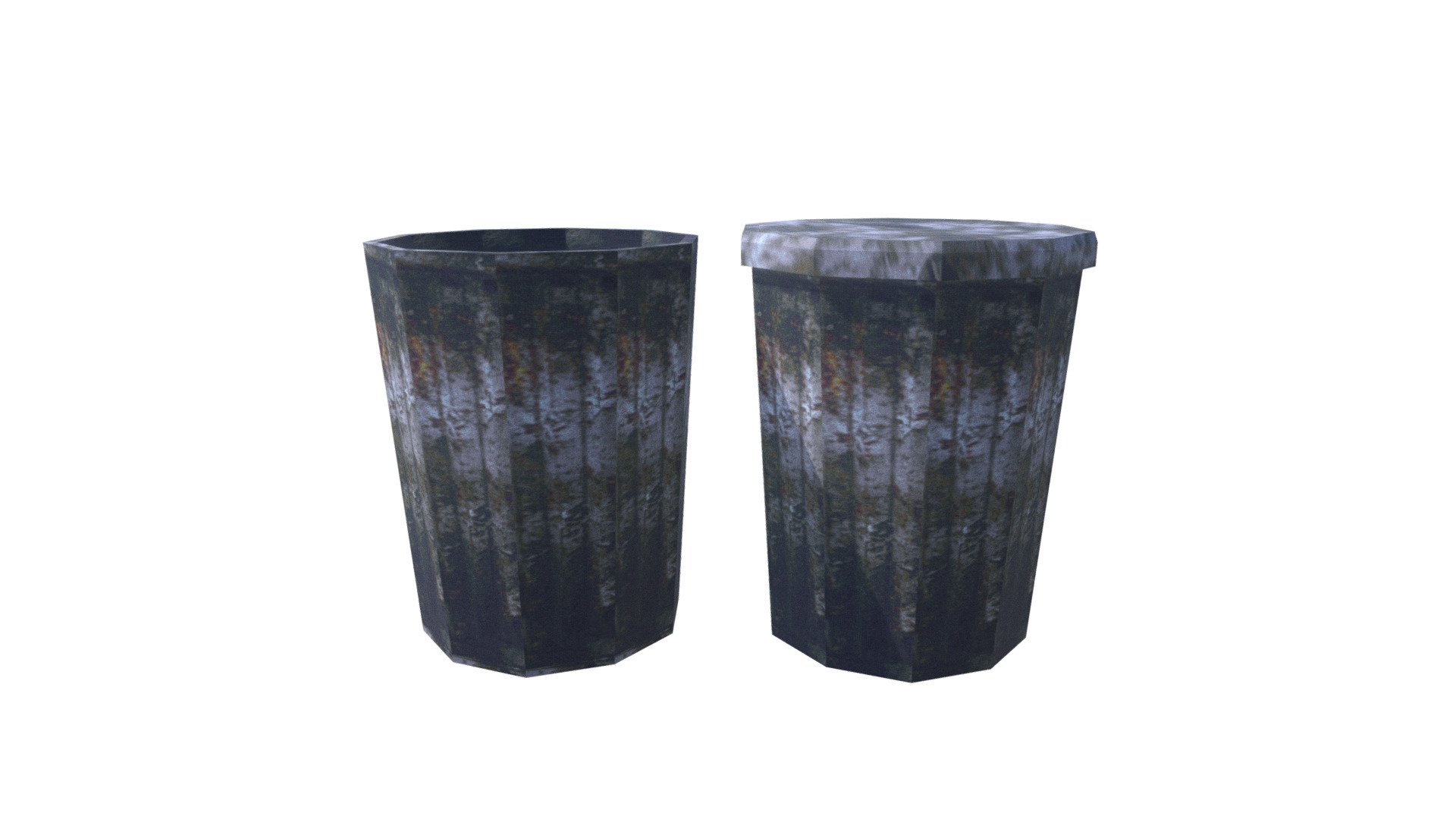 Trash Can (PSX) - 3D model by Kasugay𓅂 (@Kasugay) [fb43529] - Sketchfab