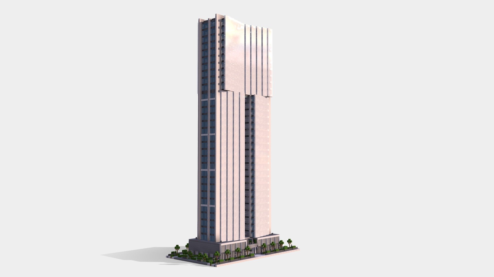 JoeSky 2 Tower | Building 34 - Download Free 3D model by Fenrate ...