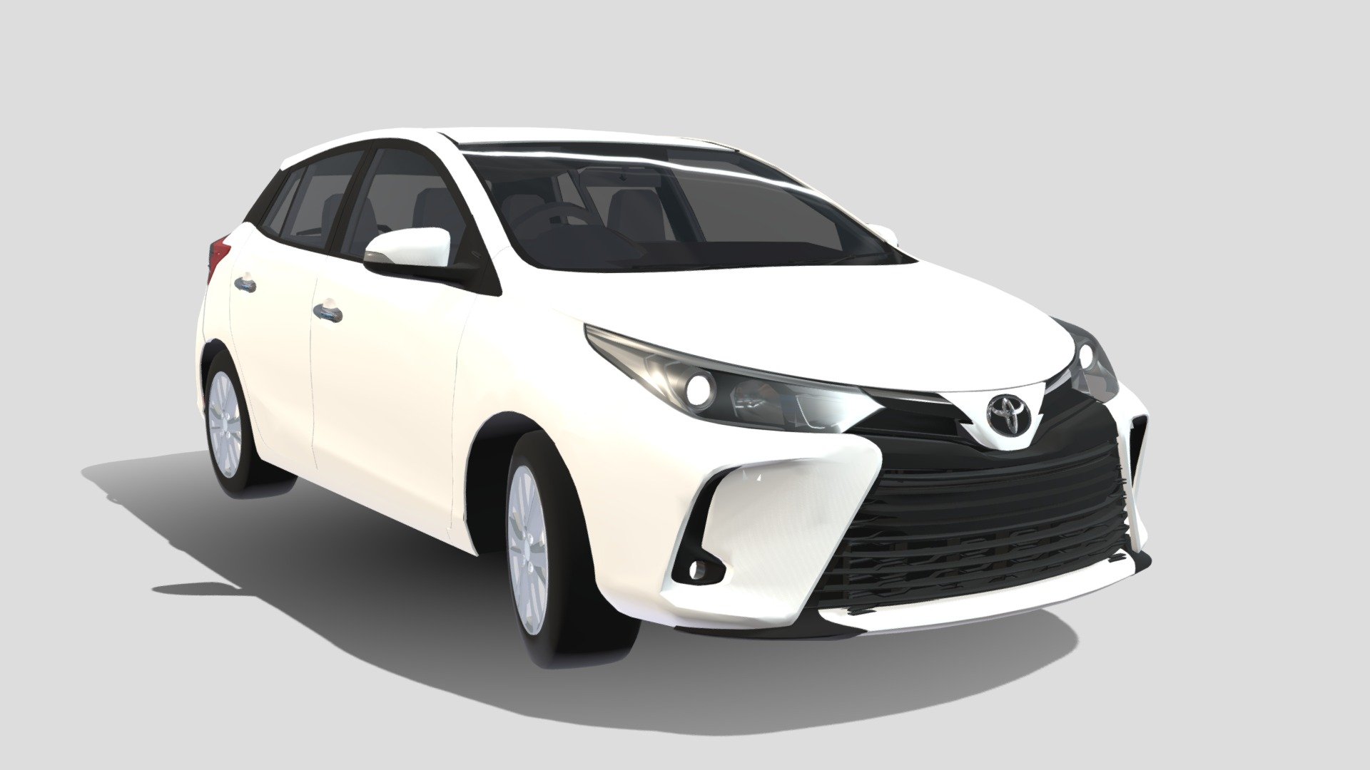 2021 Toyota Yaris G - 3D model by Raysh (@Raysh_.) [fb44383] - Sketchfab