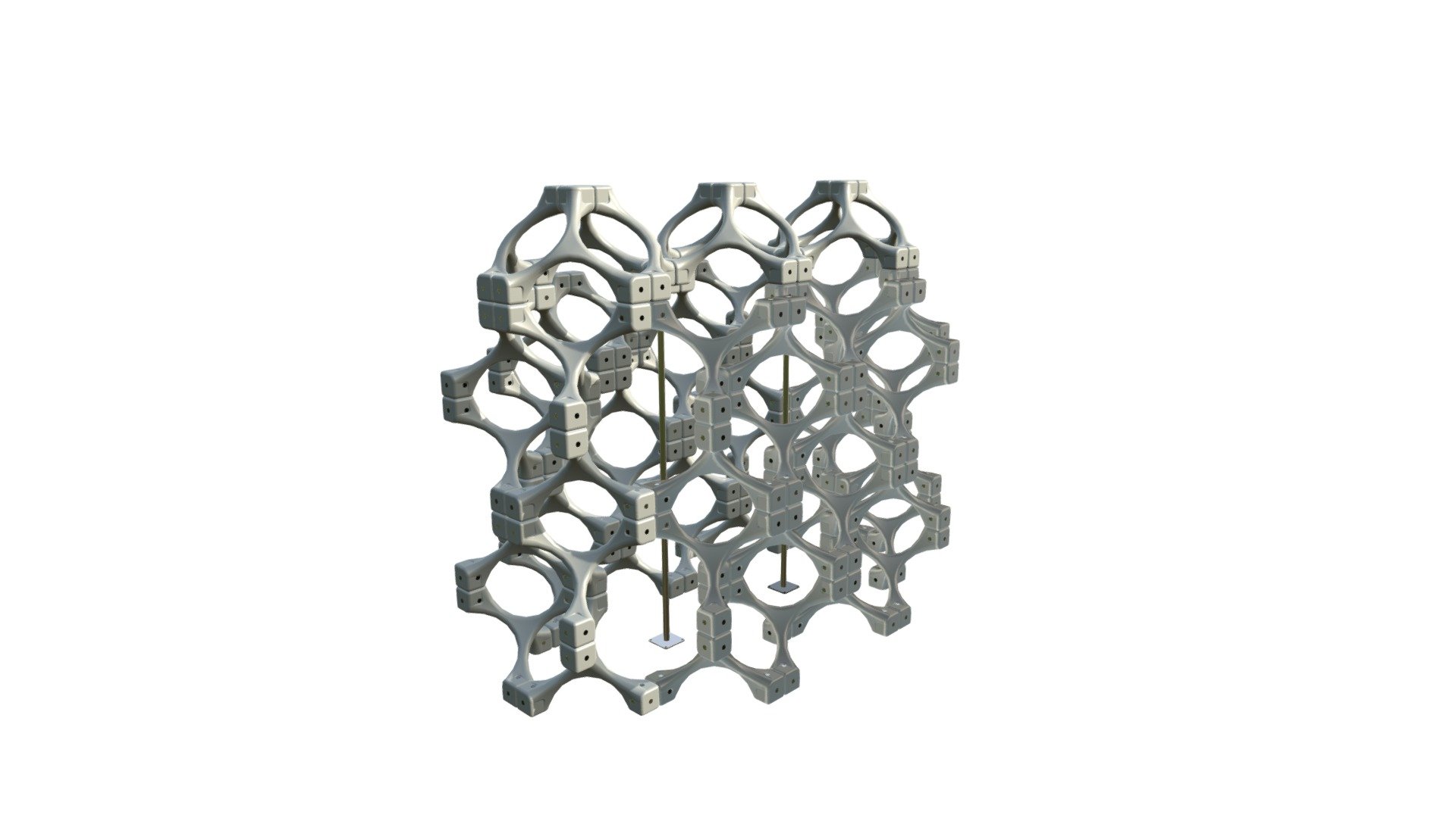 Q-bit - 3D model by Kaare Bækgaard (@SculpturesandStructures) [fb44c4e ...