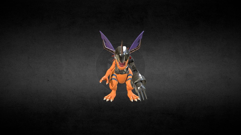 MetalGreymon - 3D model by paunes [fb4579d] - Sketchfab