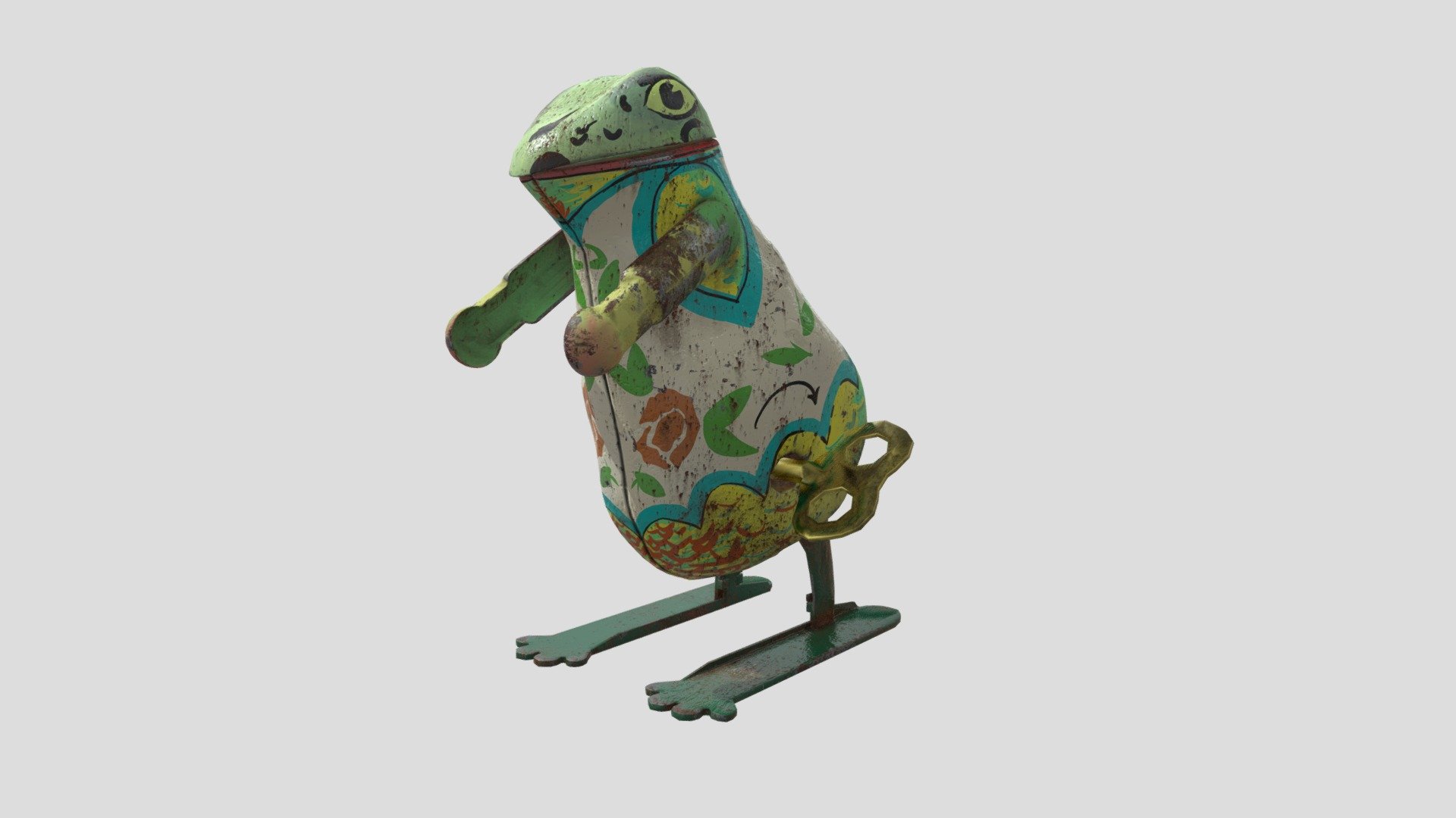Tin Frog - Download Free 3D model by gaelle.balois [fb461e0] - Sketchfab