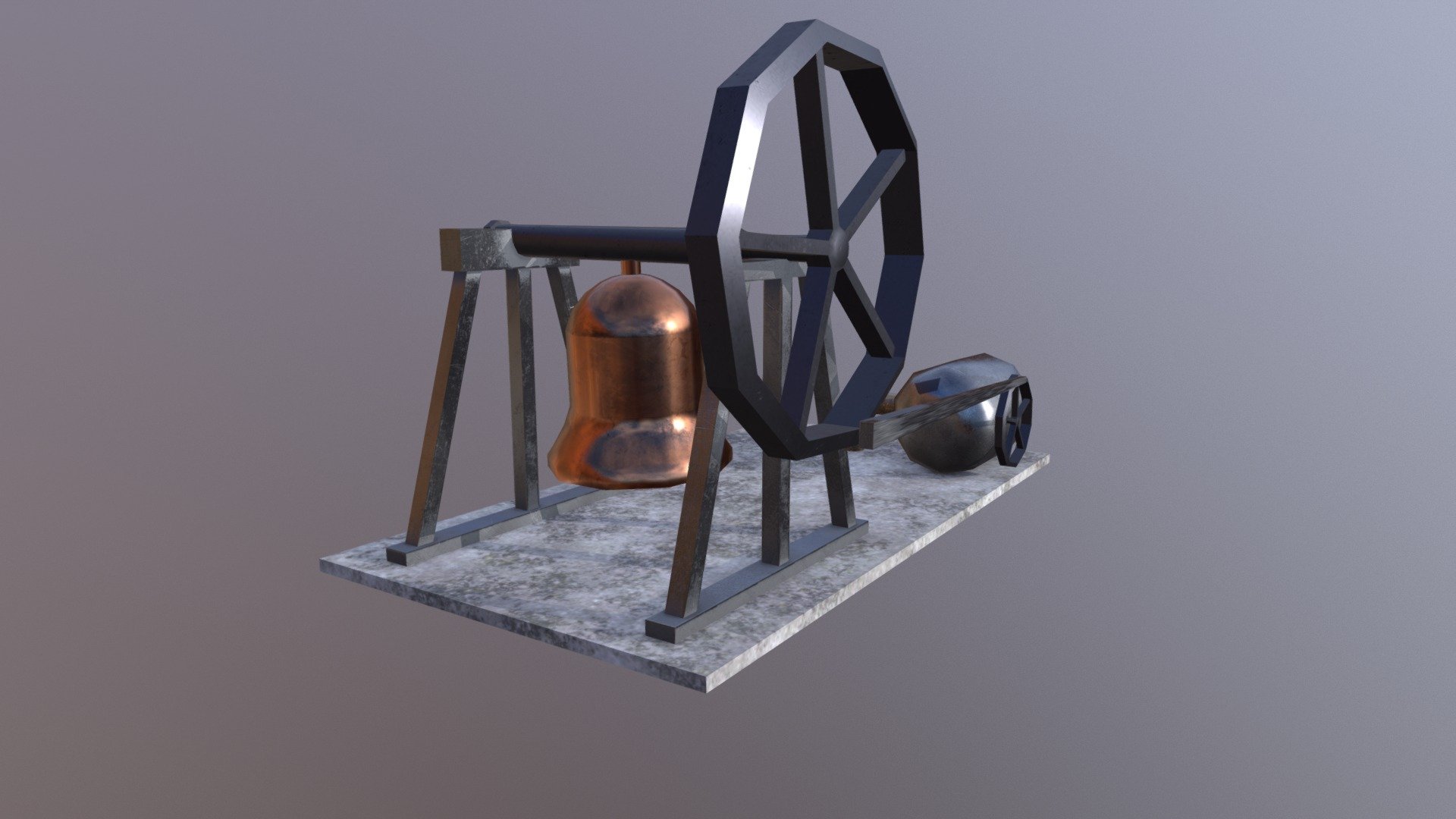 Steam Powered Bell - 3D model by Kayden Williams (@kaydenW) [fb46fd1 ...