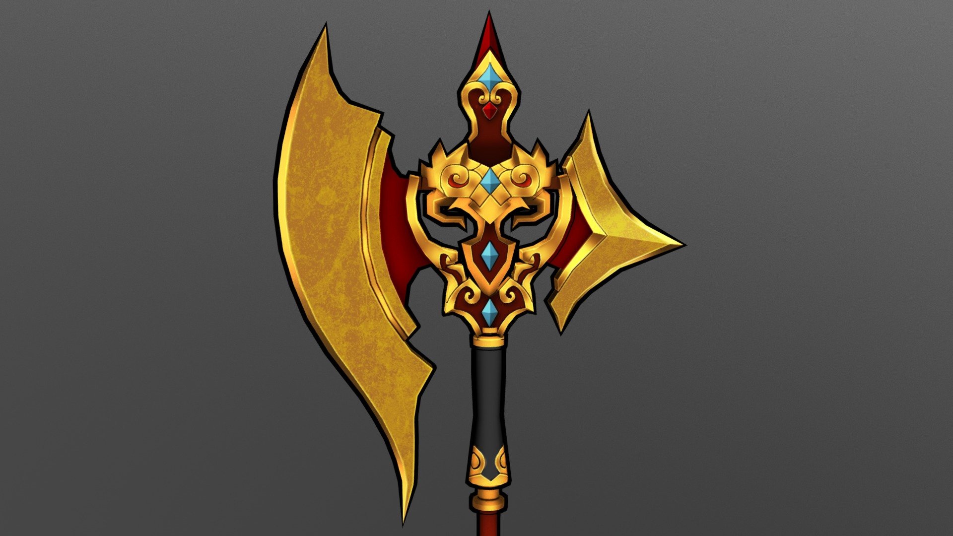 Golden Axe - 3D model by IanChow (@ianchowder) [fb49cba] - Sketchfab