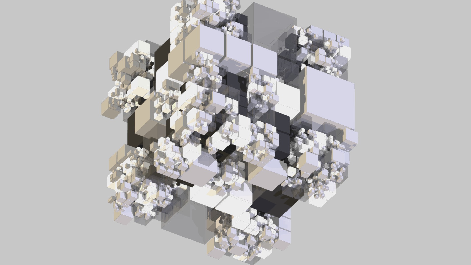 op-art cubes motion # 2 - 3D model by checkered [fb4e6bd] - Sketchfab