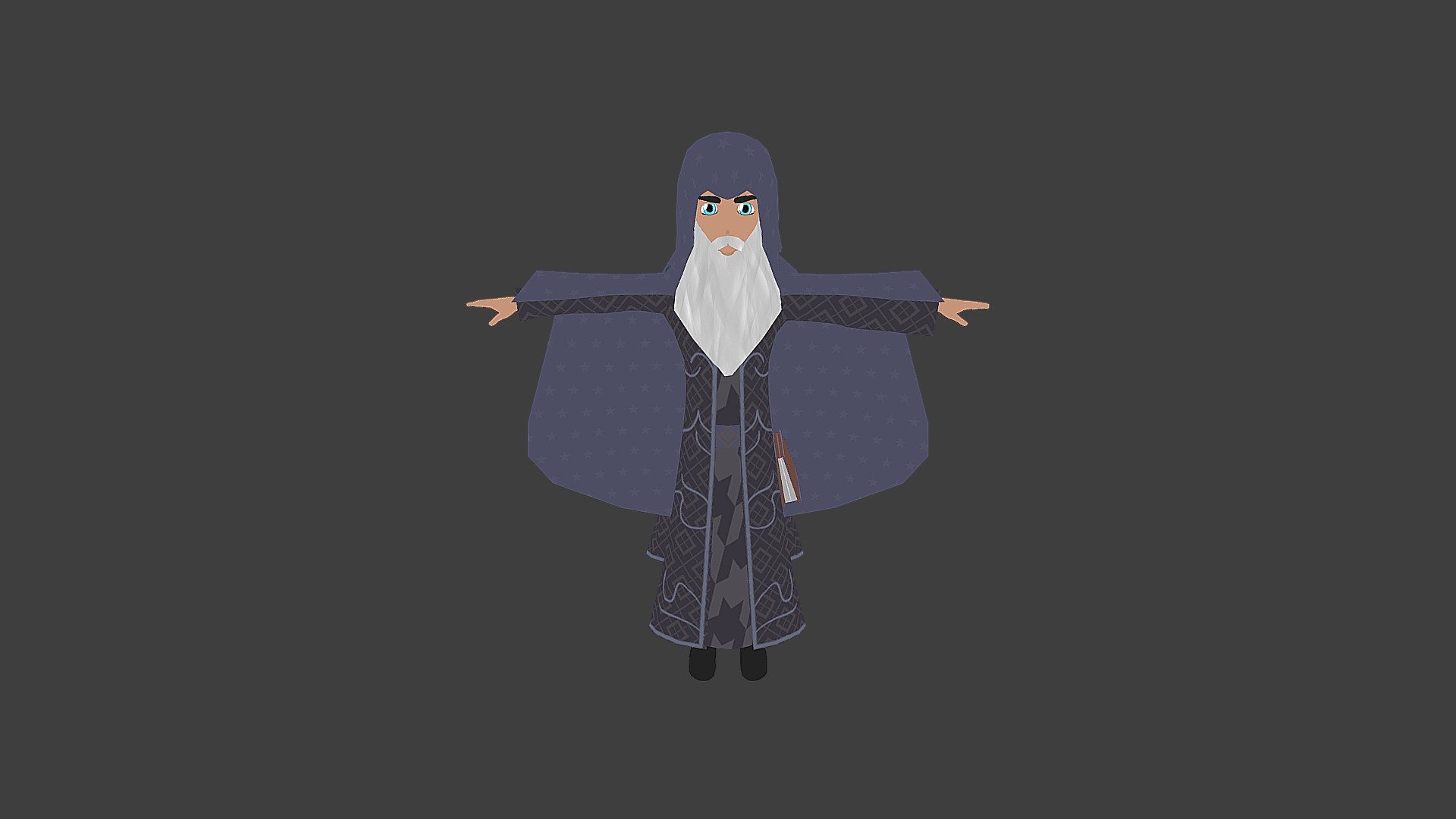 Lowpoly Wizard - Download Free 3D model by 1user [fb4e715] - Sketchfab