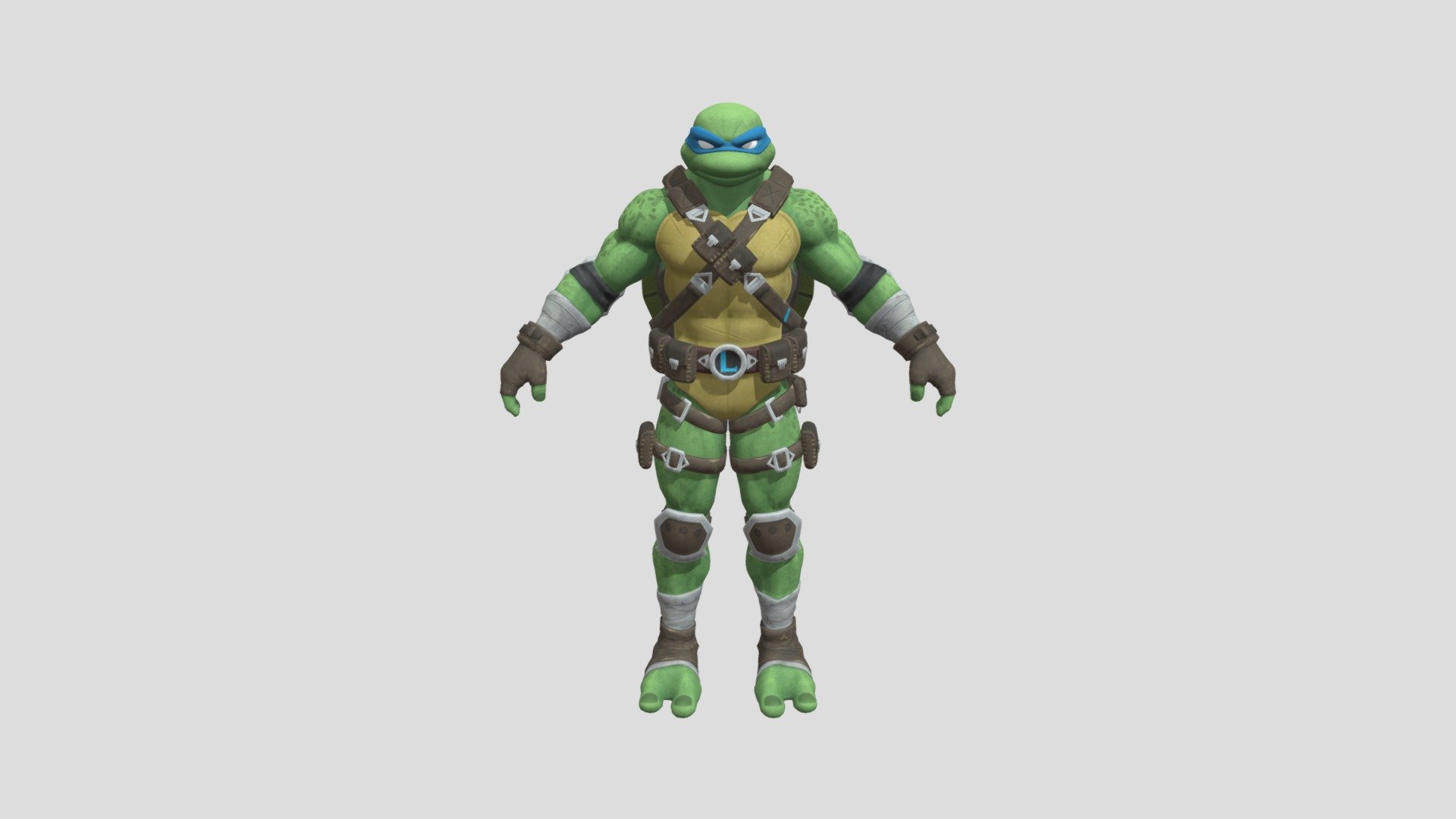 TMNT Leonardo Fortnite - Download Free 3D model by Scorpion4241 ...