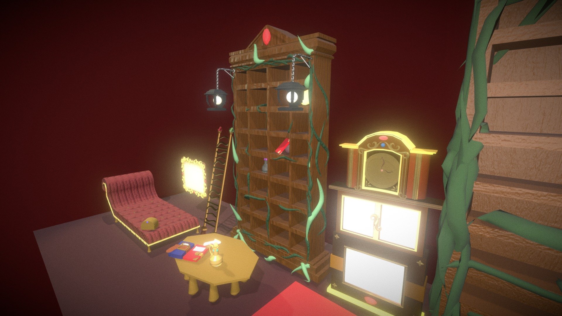 Asset Pack: Opulent library - 3D model by Prish (@prish26) [fb4ffea ...