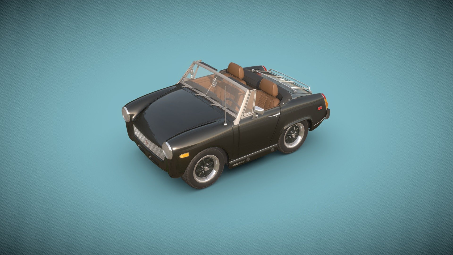 1979 MG Midget - 3D model by De Spirito (@despirito_Steve) [fb5057d ...