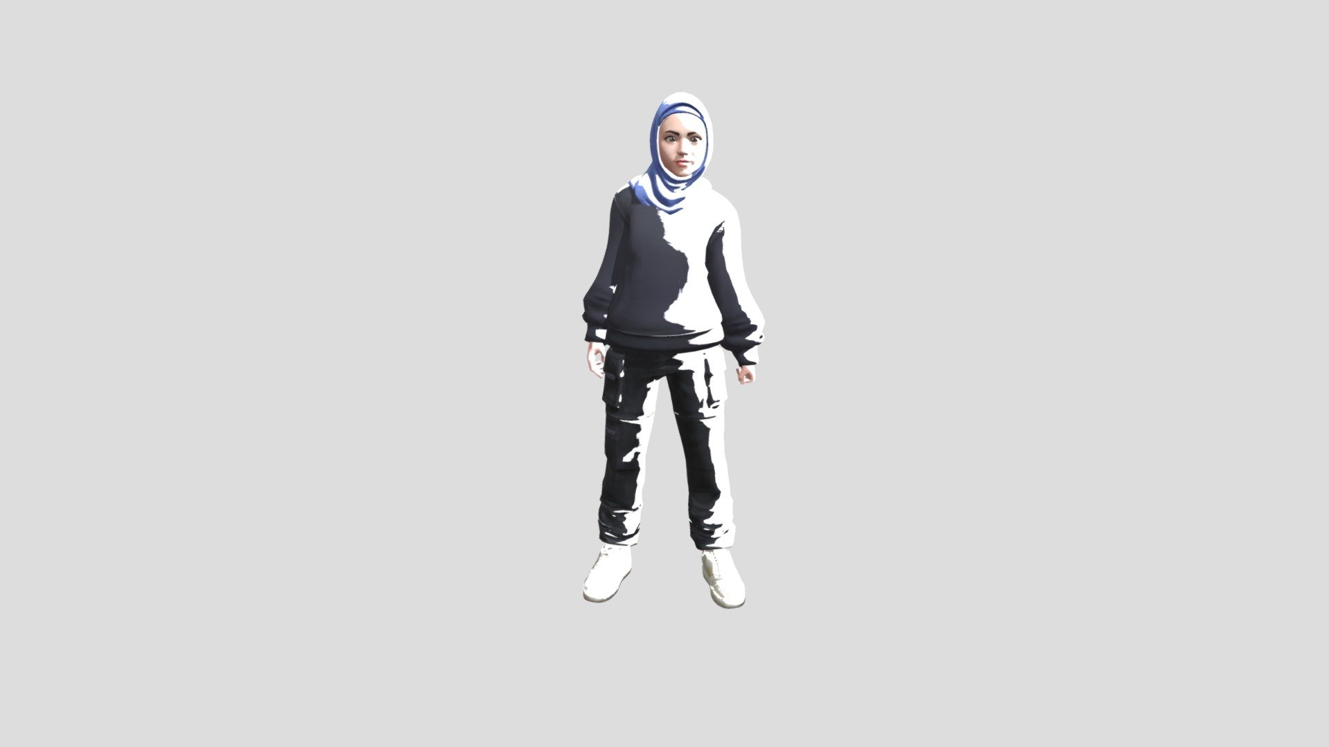 Mama Sherrina Holding Idle - Download Free 3D model by p125445 [fb51264 ...