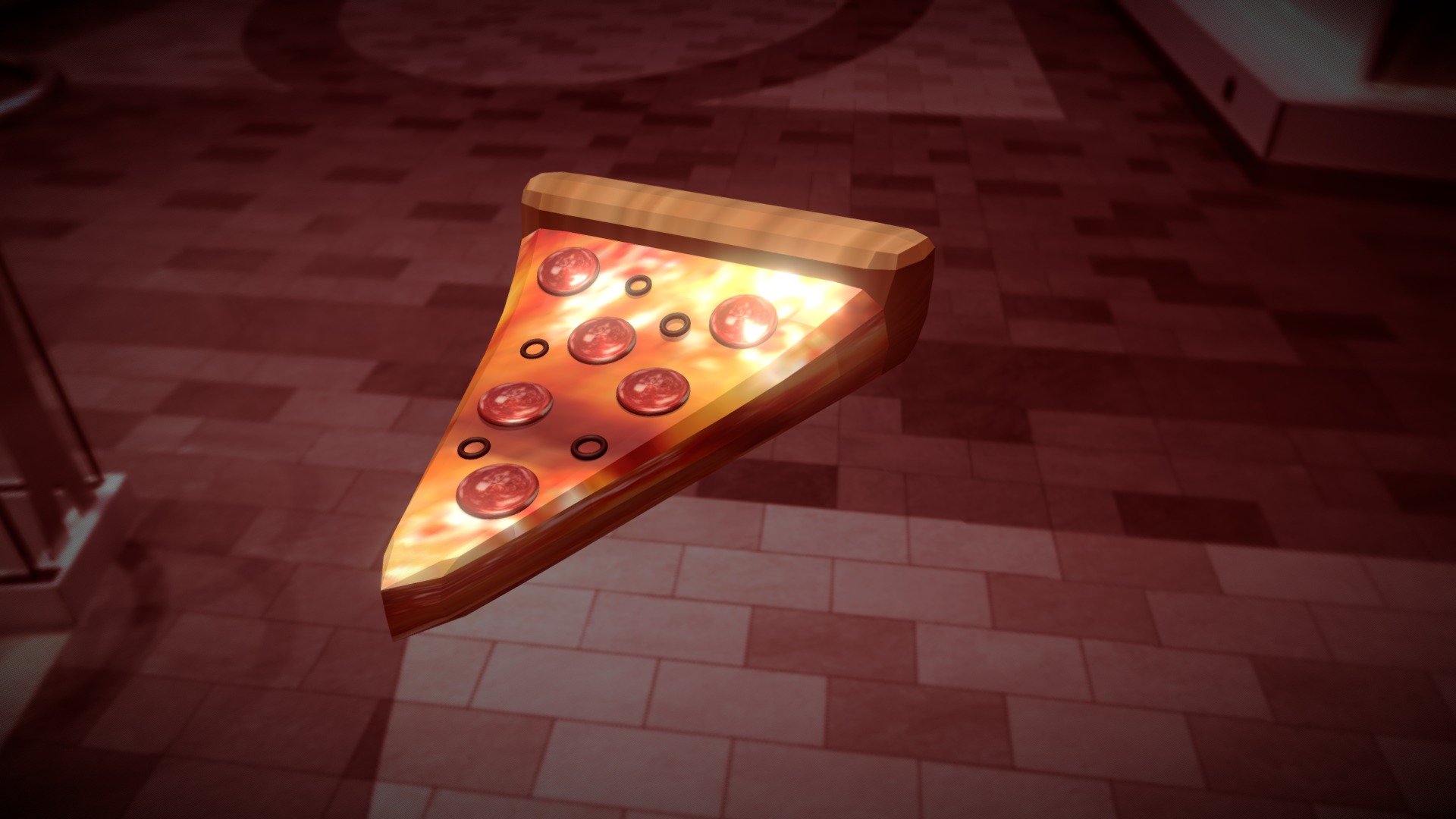 Pizza - 3D model by natalia-chen [fb522e3] - Sketchfab